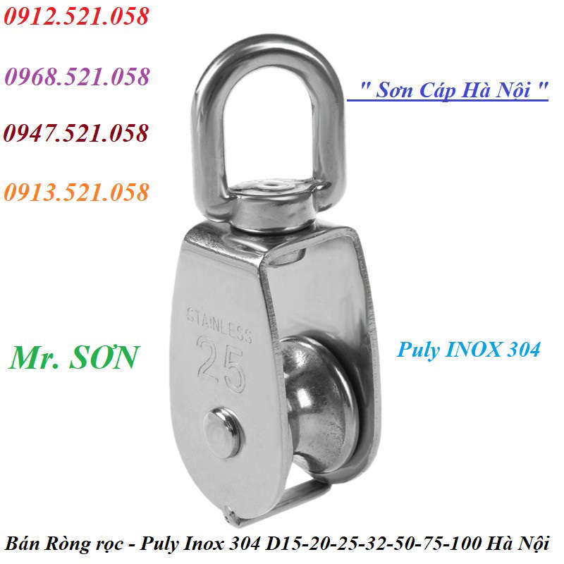 Sản xuất dòng dọc puly Inox 304 các cỡ hà nội 0913.521058 Cơ kim khí ...