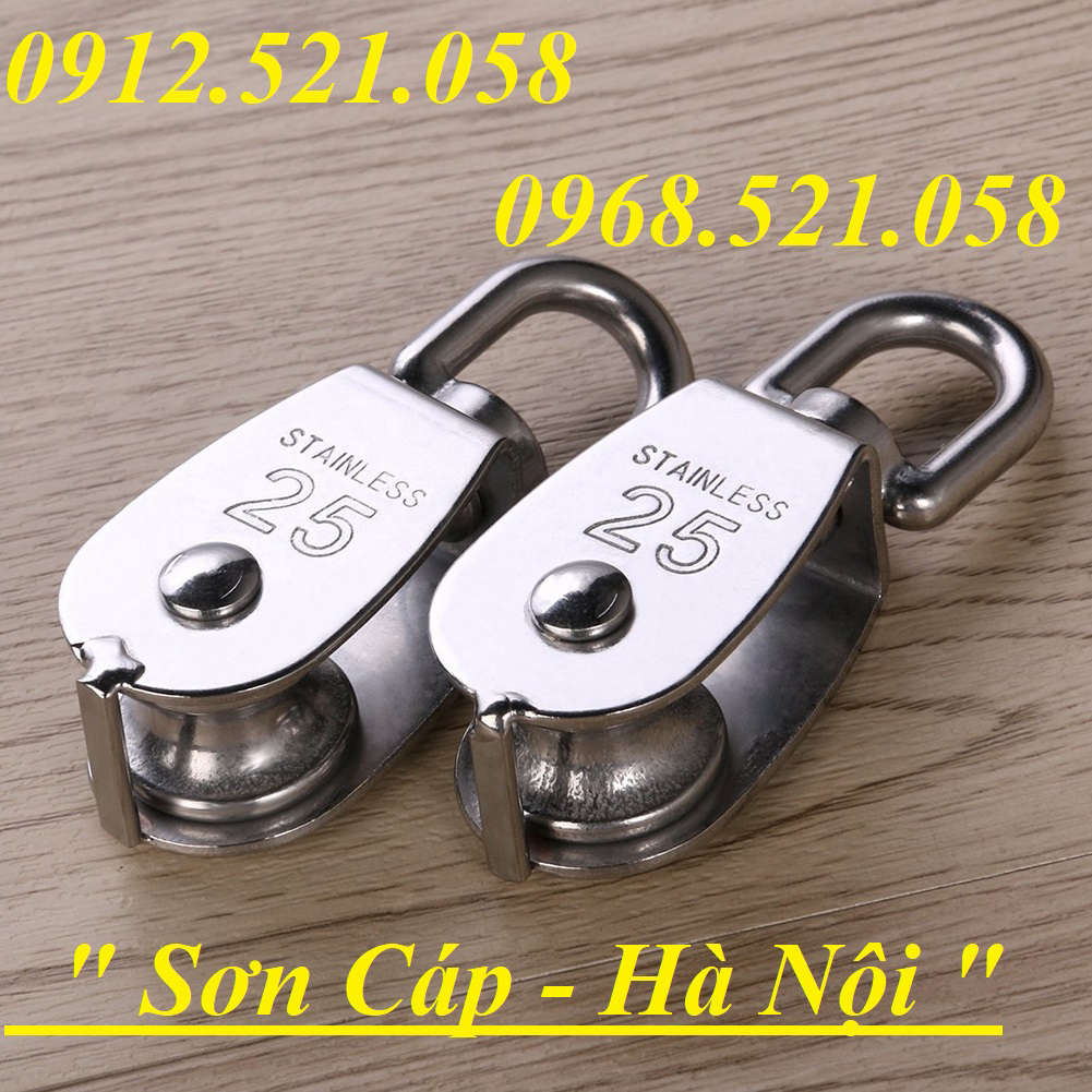 Sản xuất puly đơn,đôi Inox 304 các cỡ Hà Nội 0912.521.058 Kim khí THANH ...