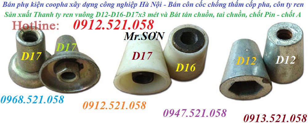 (Sản xuất côn nhựa D16,D14,D17,D12 ty ren bát chuồn) 0968.521.058 Kim ...