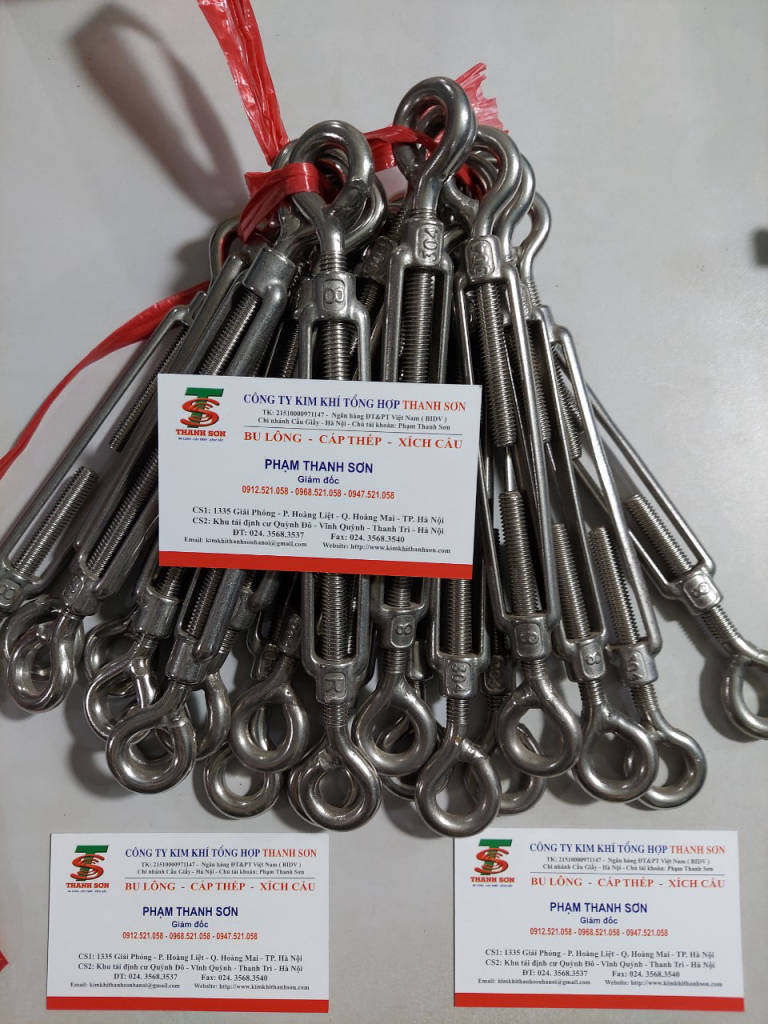 Luôn có tăng đơ 2 đầu tròn Inox 304 D16,D12,D10,D8 hà nội 0947.521.058 ...